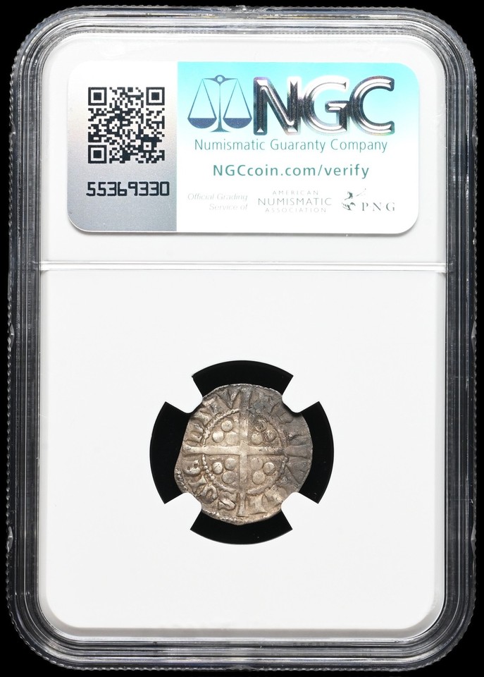 ENGLAND. Edward I, 1272-1307. Silver Penny, Bury St. Edmunds, S-1418 ...