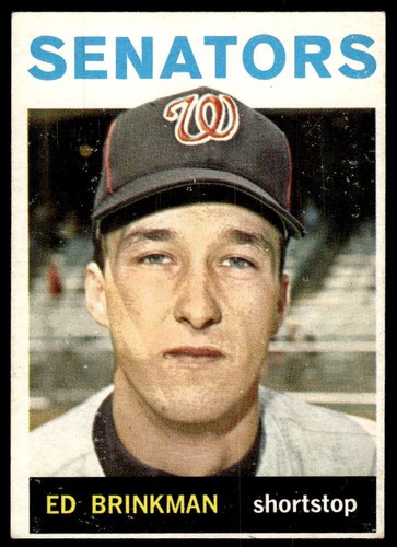 1964 Topps #46 Ed Brinkman Washington Senators Baseball | eBay