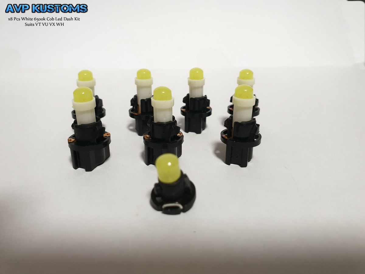 Bright White/Cool White (3500K - 4100K) LED Light Bulbs White LED Dash ...