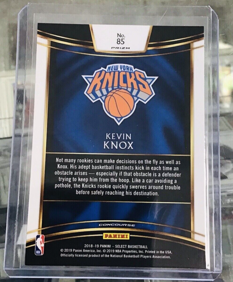 Kevin Knox 2018-19 Panini Select Scope Prizm RC #85 Rookie RC Knicks ...