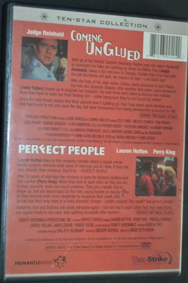 Coming Unglued / Perfect People (DVD, 2004 2 DISC SET) | eBay