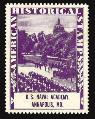 US Naval Academy Poster Stamp - Annapolis Maryland | eBay