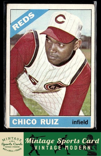 1966 Topps - Chico Ruiz - #159 Cincinnati Reds | eBay