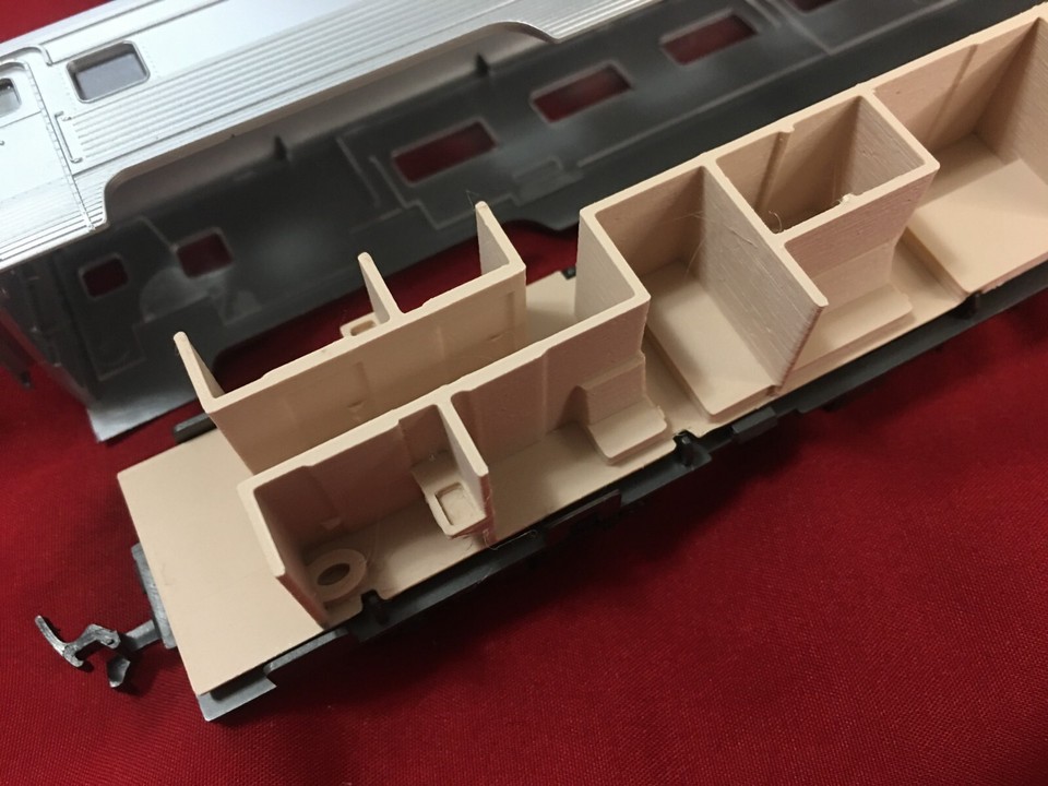 Passenger Car Interior KIT for the IHC/Rivarossi Corrugated-Side ...