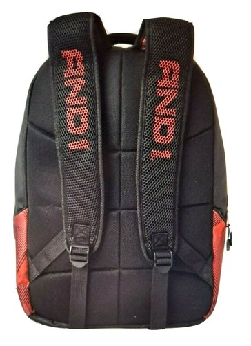 AND1 Black Basketball Backpack Supports up to 50lbs Laptop Sleeve 4 ...