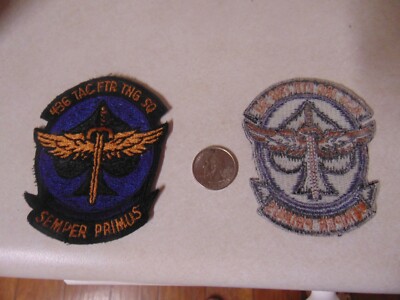 MILITARY PATCH SEW ON OLDER US AIR FORCE 436 TACTICAL FIGHTER TRAINING ...