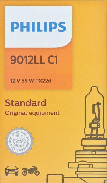 Headlight Bulb-Standard - Single Commercial Pack Philips 9012LLC1 for ...