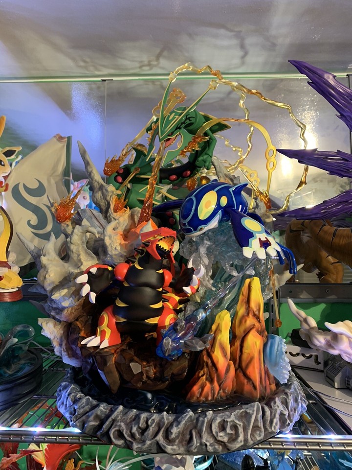 DS Studio Hoenn Legendaries - Groudon, Rayquaza, Kyogre Pokemon Resin ...