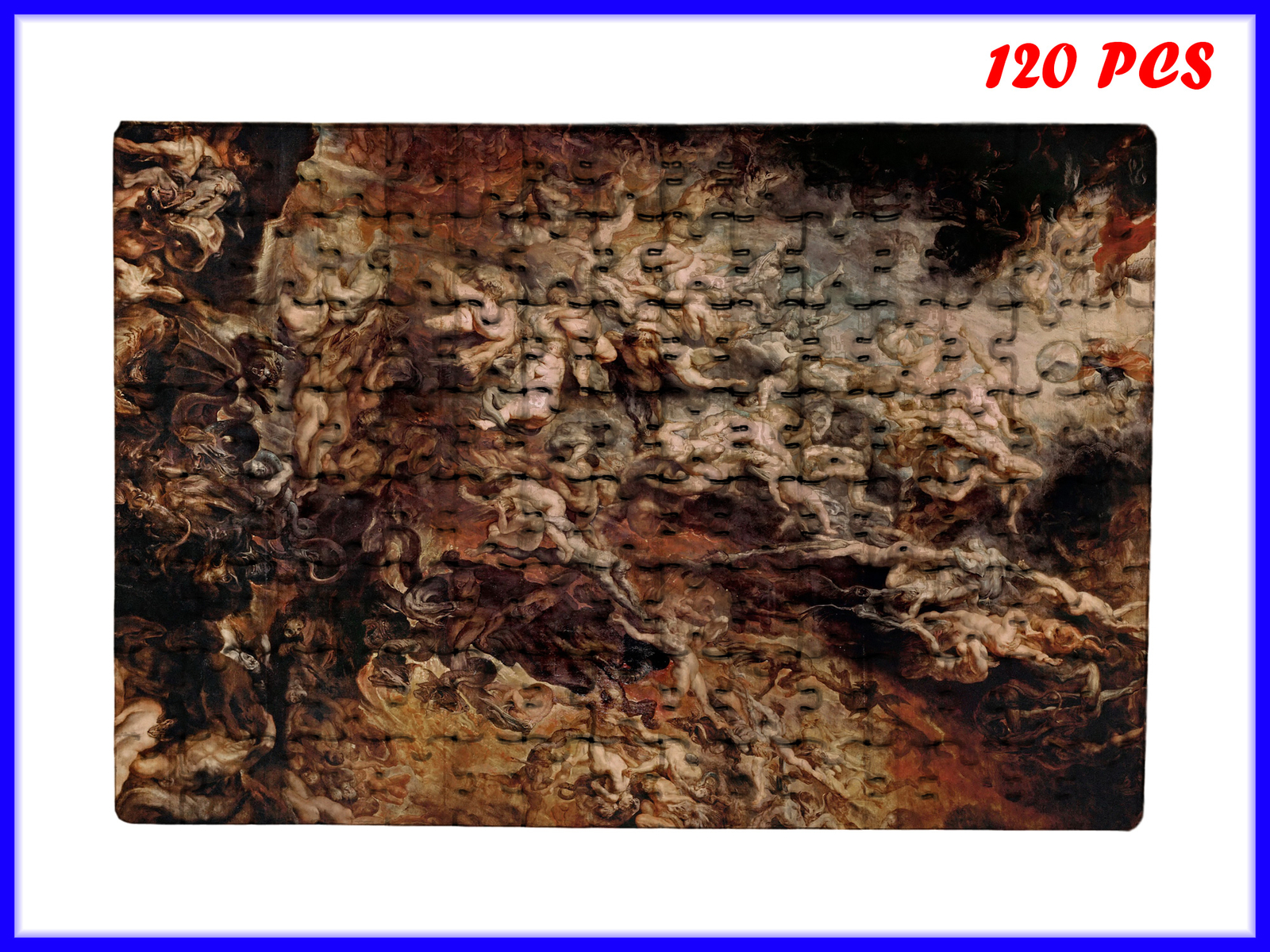 Peter Paul Rubens - The Fall of the Damned Art - 120 Piece Jigsaw ...