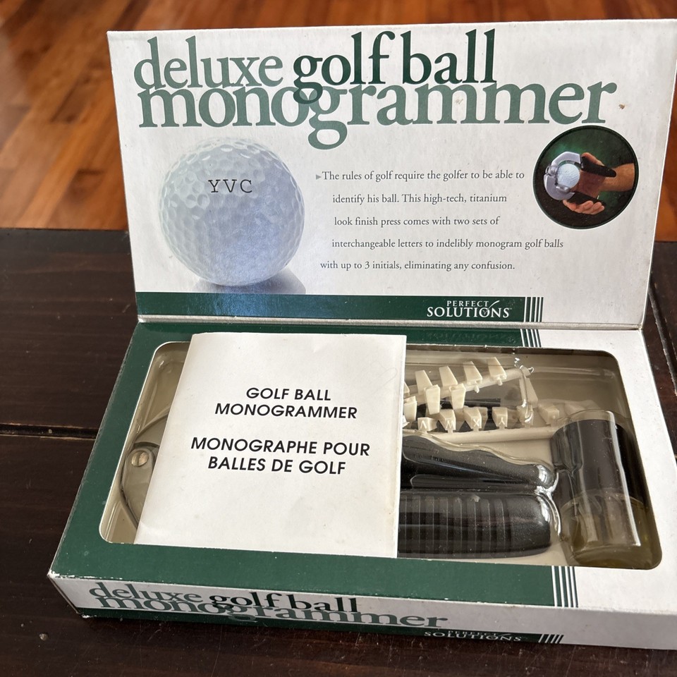 Deluxe Golf Ball Monogrammer | eBay
