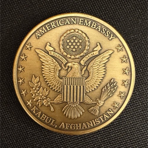 American Embassy Kabul, Afghanistan Challenge Coin | Vintage| Rare ...