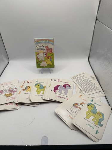 Hasbro 1985 Vintage My Little Pony CARD GAME 100% RARE. Played ...