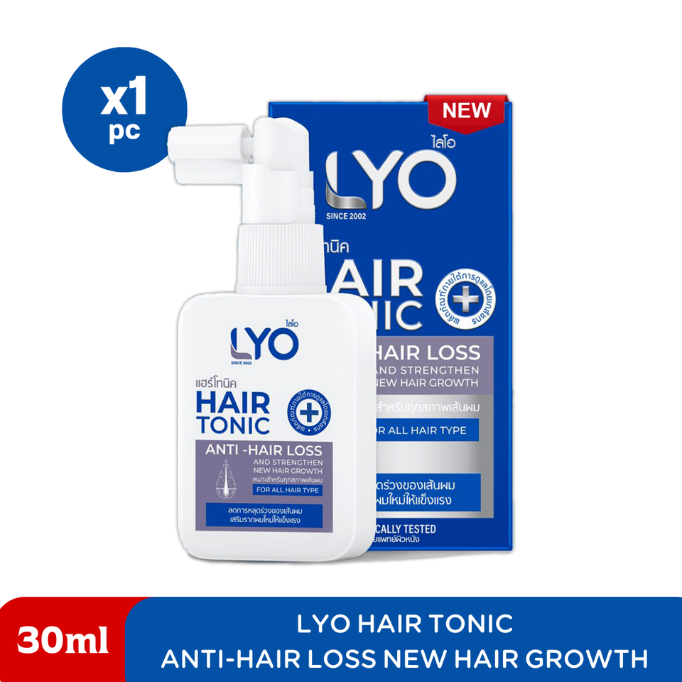 LYO Tonic Hair Growth Serum Natural Herbal Root Treatment Anti Hair ...
