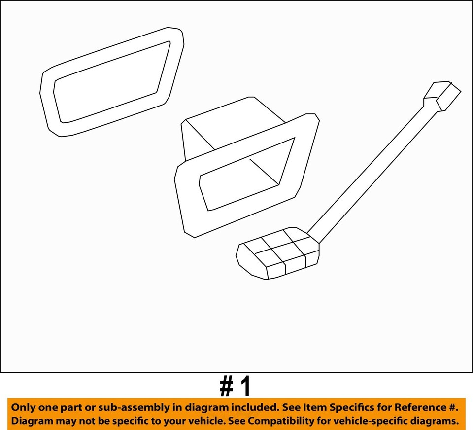 GM OEM Lift Gate-Handle, Outside 20880122 | eBay