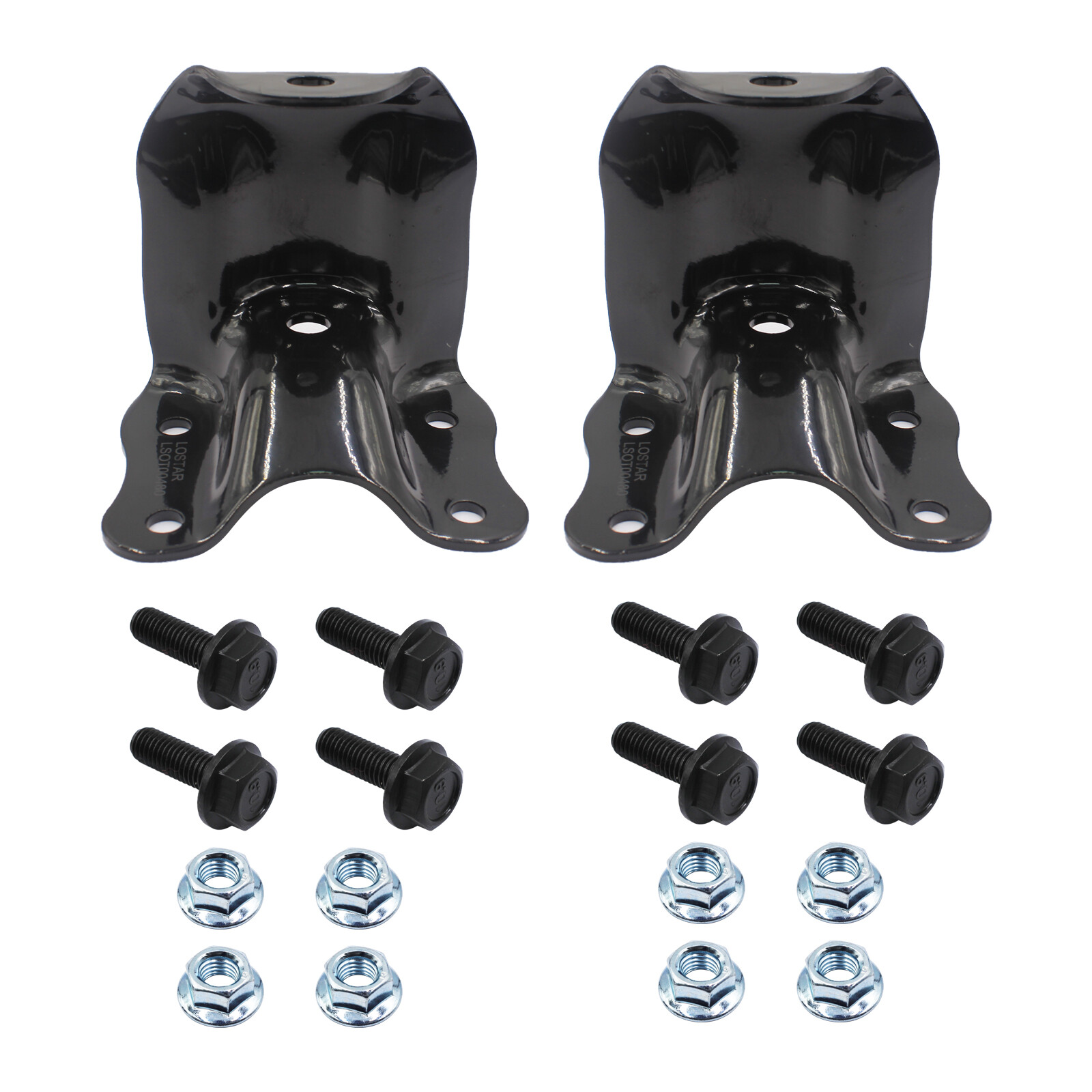 Pair Rear Leaf Spring Shackle Brackets For Ford Ranger Mazda B Series ...