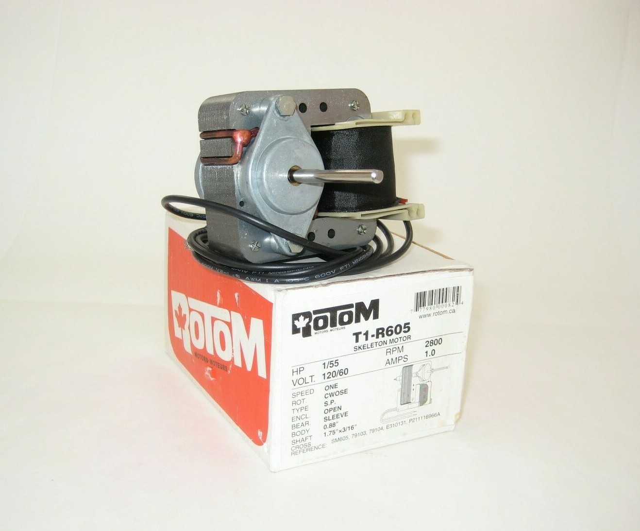 Rotom T1-R605 Skeleton Motor | eBay