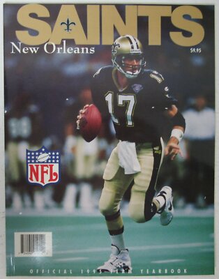 1995 New Orleans Saints Official Team Yearbook 145074 | eBay