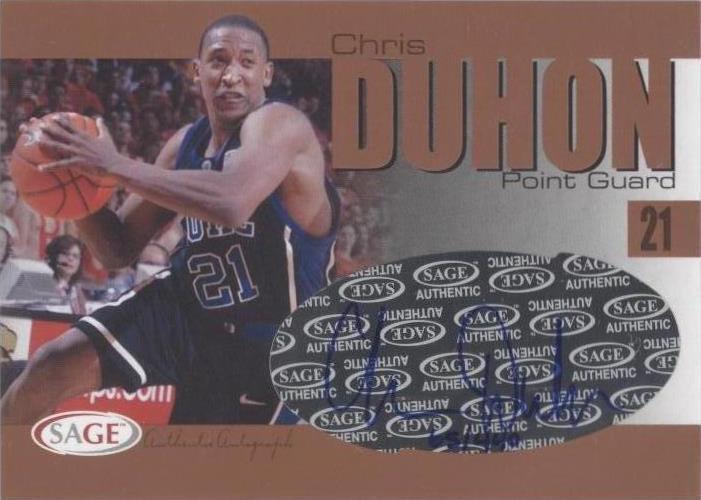 2004-05 Sage Autographed Basketball - Authentic Autographs Chris Duhon ...