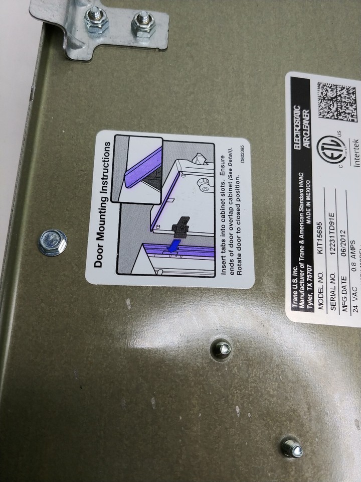 American Standard KIT15695 ACCUCLEAN AIR CLEANER New-Old Stock | eBay