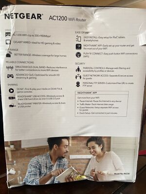 Netgear R6230 AC1200 Dual Band Wireless Speed Up To 1200 Mbps WiFi ...