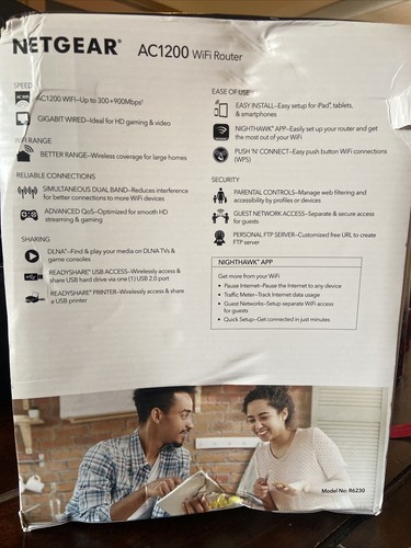 Netgear R6230 AC1200 Dual Band Wireless Speed Up To 1200 Mbps WiFi ...