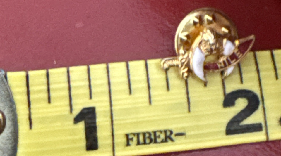 Vintage Nile Enamel Pin red /white/ gold colors | eBay