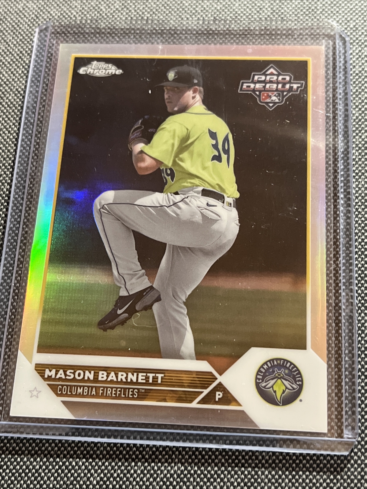 Mason Barnett 2023 TOPPS PRO DEBUT CHROME ROOKIE REFRACTOR /99 ...
