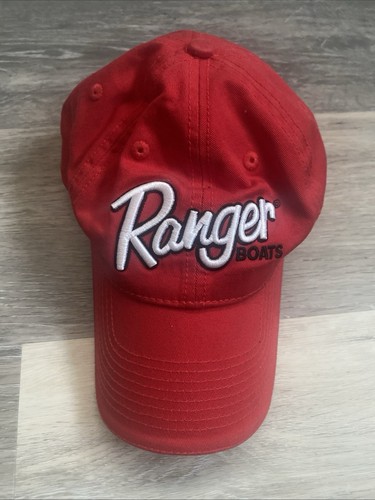 Ranger Boats Cap Outdoors Boating Fishing Adjustable Strap Red | eBay