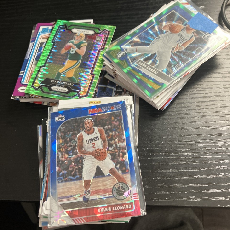 Huge Multi Sports Card Lot 60+ Cards, Rc, Color, Sp, Inserts. | eBay