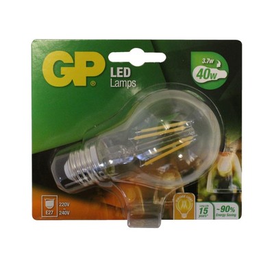 `Gp - Led Lamp Classic Filament, E27, 4W (40W), 470Lm` ACC NUOVO | eBay