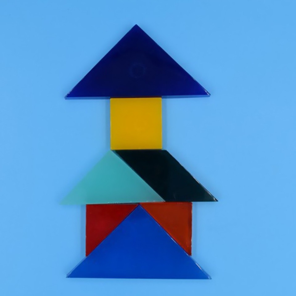 1pc DIY Manual Mold Crystal Silicone Tangram Mold Creative Puzzle Molds ...