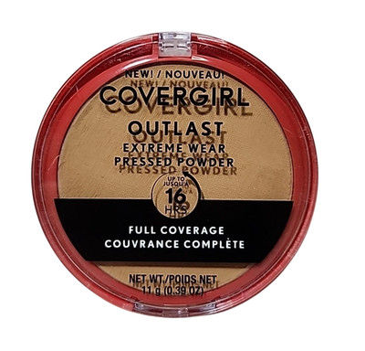 Covergirl 3-Pack Outlast Extreme Wear Pressed Powder 855 Soft Honey 0. ...