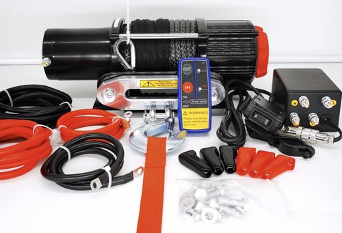 12V/24V High-Speed Electric Vehicle Off-Road Self-Rescue Winch Hoist ...