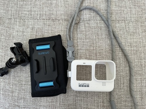 GoPro White Sleeve Lanyard Hero 9, Hero 10, Hero 11 & Backpack Strap | eBay
