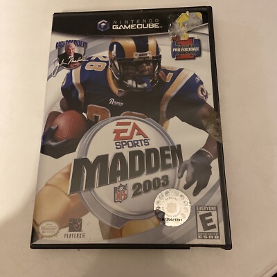 Madden 2003 Nintendo Gamecube Used With Manual 14633145175| eBay