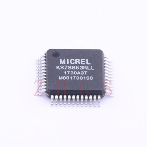 2PCS KSZ8863RLLI KSZ8863R KSZ8863 MICROCHIP LQFP-48(7x7) Ethernet chip ...