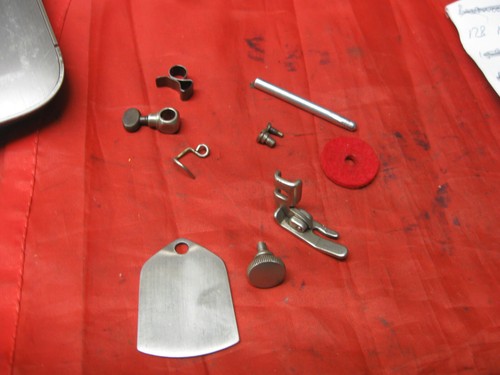 Singer Sewing Machine 128 Needle Clamp Thread Guide Cutter Spool Foot ...