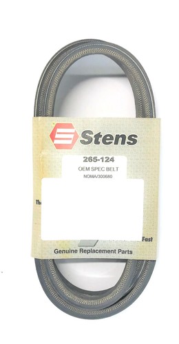 STENS OEM SPEC BELT 265-124(NOMA/300680) NOS | eBay