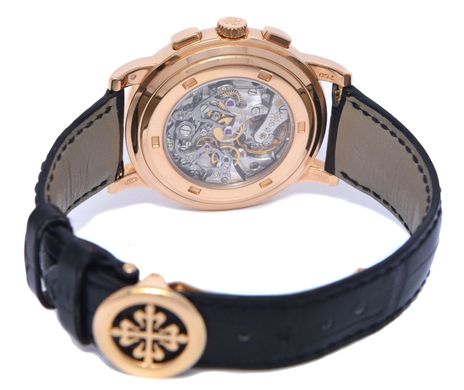 Patek Philippe 5070 18K Rose Gold Chronograph Mens Watch Box/Papers '05 ...