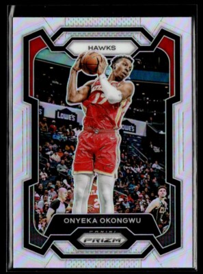 2023-24 Panini Prizm Silver Onyeka Okongwu Atlanta Hawks #290 | eBay
