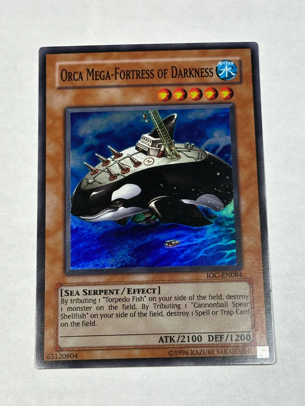 YUGIOH Original Variant Orca Mega Fortress of Darkness IOC-EN084 Super ...