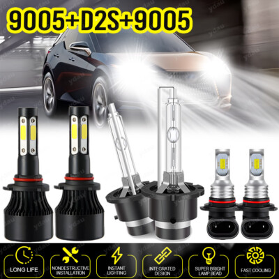 For Lexus ES350 2007-12 LED HID Headlight High&Low Beam + Fog Light ...