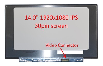 New 14" LP140WFA-SPC1 N140HCA-EAD fit HP TPN-Q221 14-DQ1033 screen FHD ...