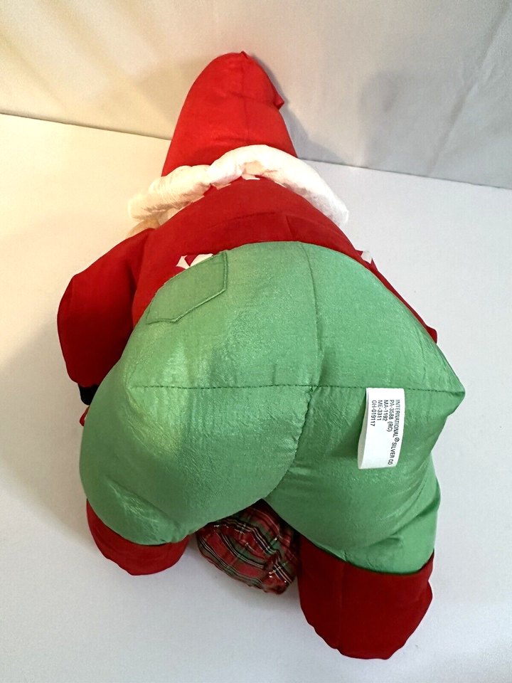 Santa Claus Plush Stuffed Nylon Toy Christmas Decor 22 inches | eBay
