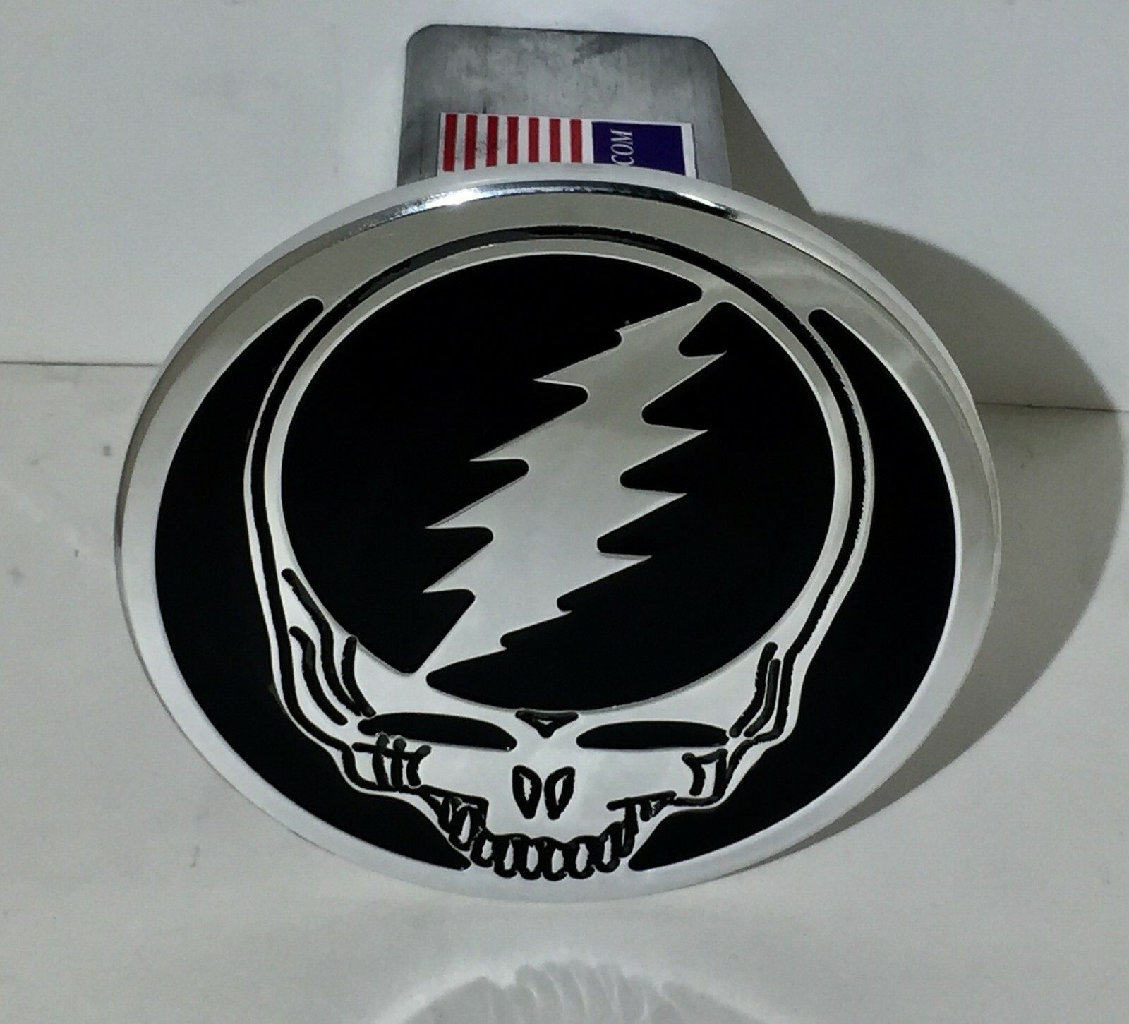DEAD HEAD,GRATEFUL DEAD BLACK hitch cover, Steal your face,stealy face ...