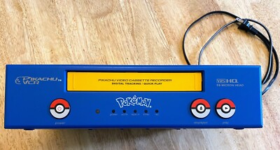 Vintage POKEMON PIKACHU VHS VCR PK240D | eBay