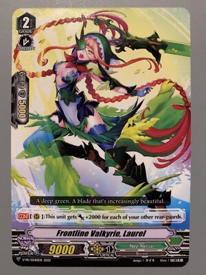 CARDFIGHT VANGUARD FRONTLINE VALKYRIE LAUREL (NEO NECTAR GRADE 2) V-PR ...