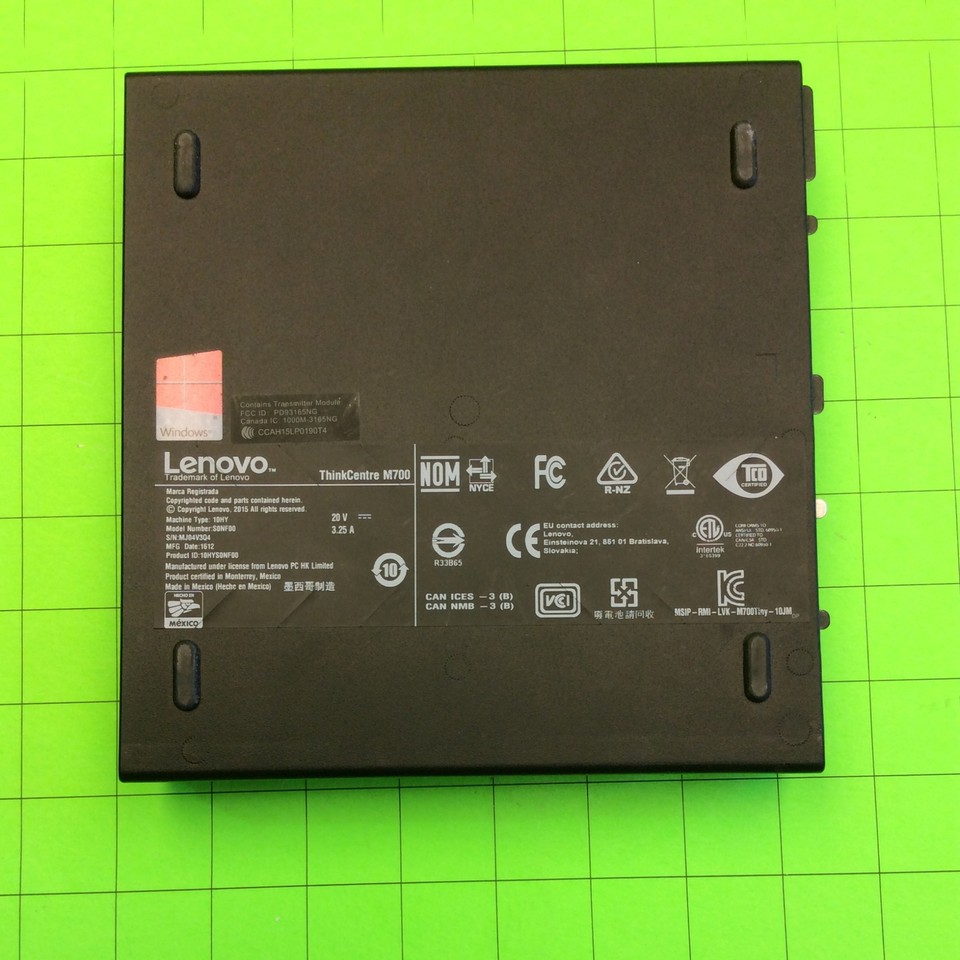 Lenovo Thinkcentre M700 Desktop Computer Bottom Case Tray Enclosure ...