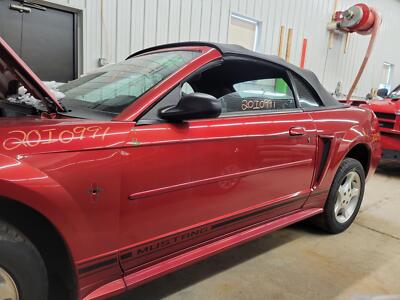 2001 Ford Mustang Driver Left Front Door Assy Power Lock Laser Red ...