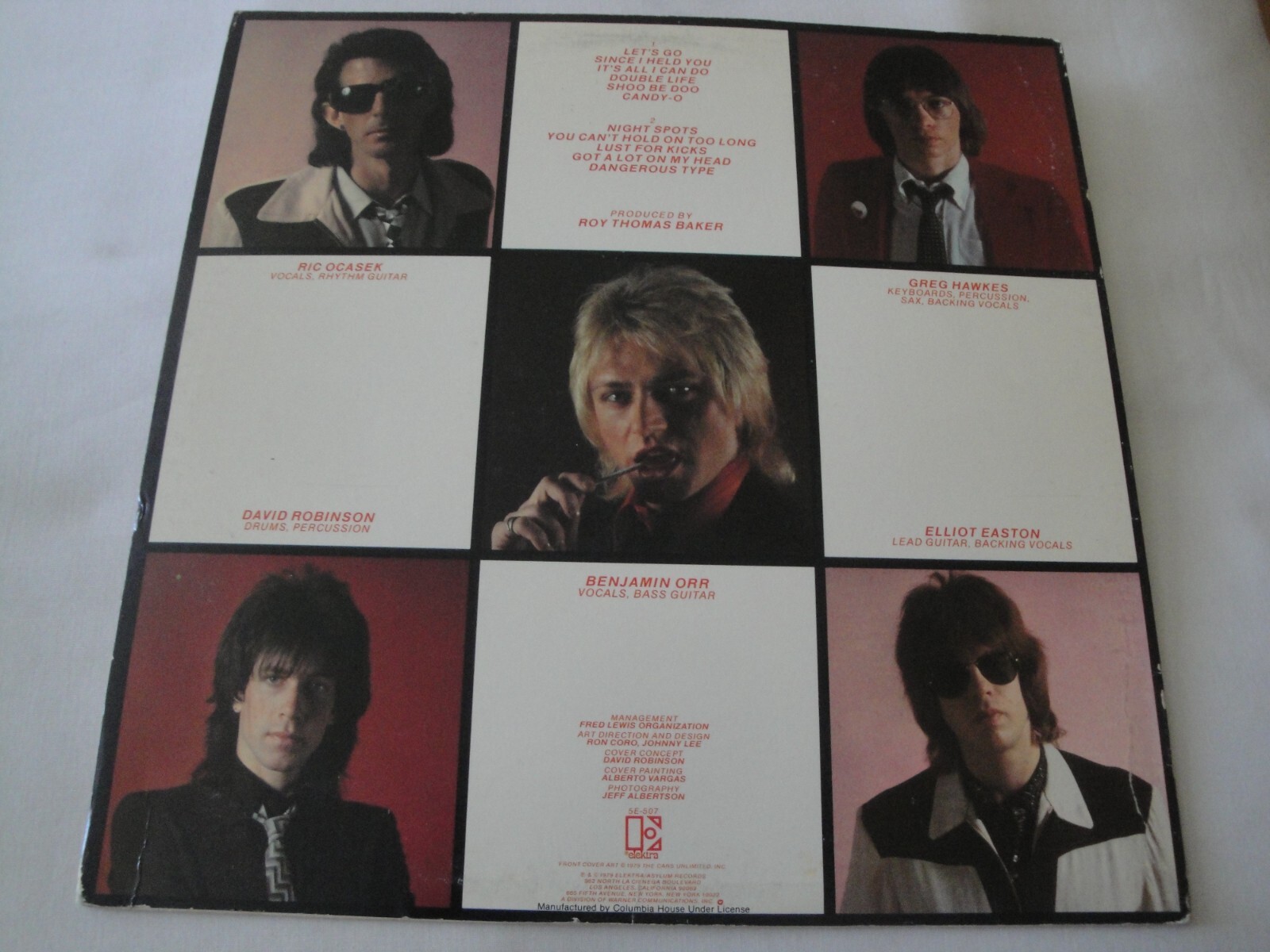 The Cars - Candy-O VINYL LP ALBUM 1979 ELEKTRA RECORDS | eBay